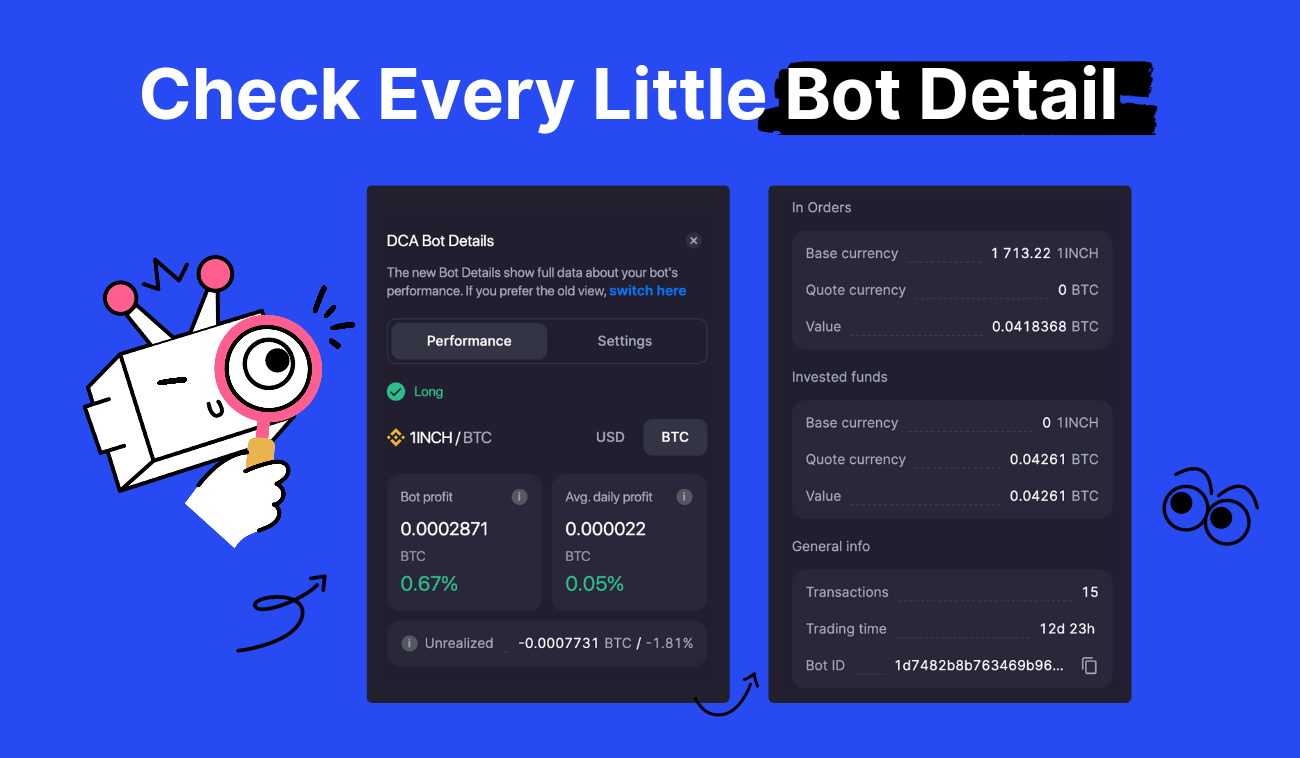 Evaluate Your Bot’s Performance With New Bot Details | Bitsgap blog